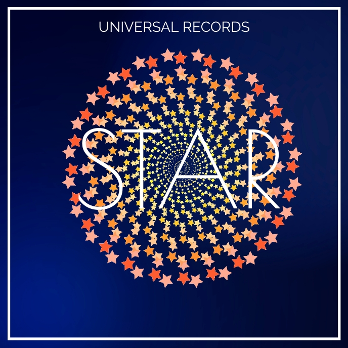 STARS ALBUM COVER TEMPLATE | PosterMyWall