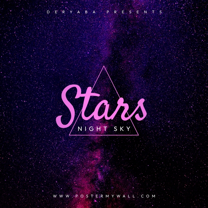 Copy of Stars Night Sky Music Mixtape CD Cover | PosterMyWall