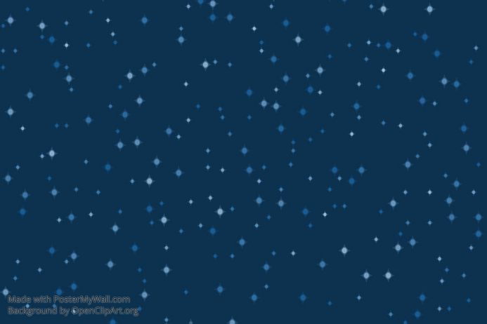 Copy of blue starry sky | PosterMyWall