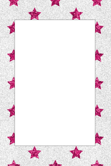 Stars Party Prop Frame | PosterMyWall