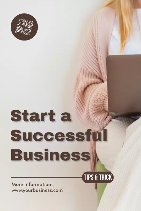 start a successfull business Template | PosterMyWall
