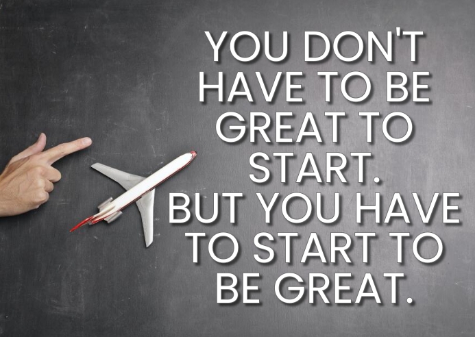 Plantilla de START AND GREAT QUOTE TEMPLATE | PosterMyWall