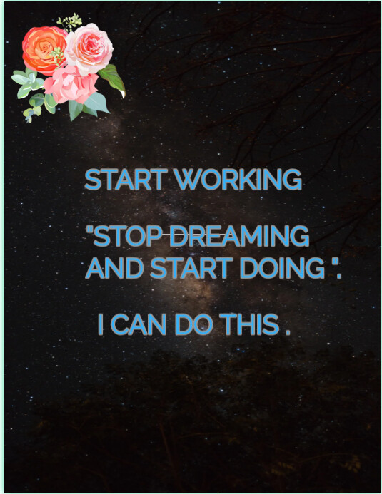 Start working Instagram post Template | PosterMyWall