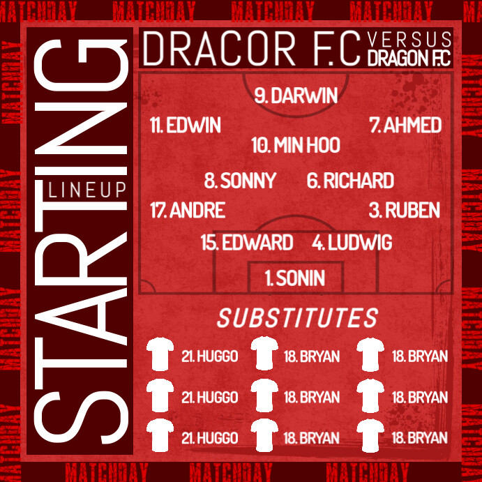 Starting Lineup Instagram Post Design Template | PosterMyWall