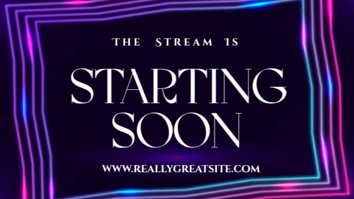 starting soon stream starting soon Template | PosterMyWall
