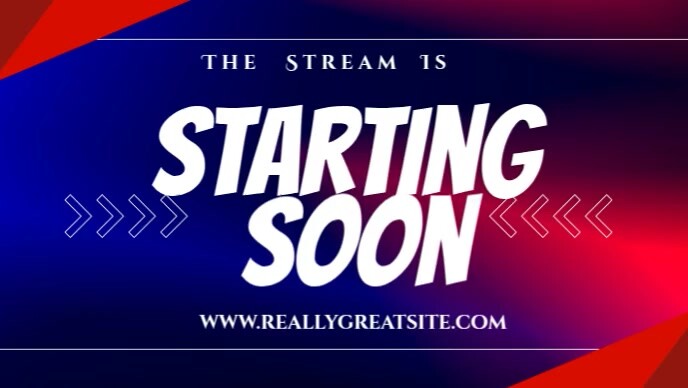 starting soon stream starting soon Template | PosterMyWall