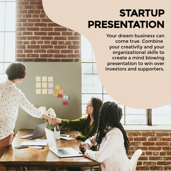 Startup social media post template for small business | PosterMyWall