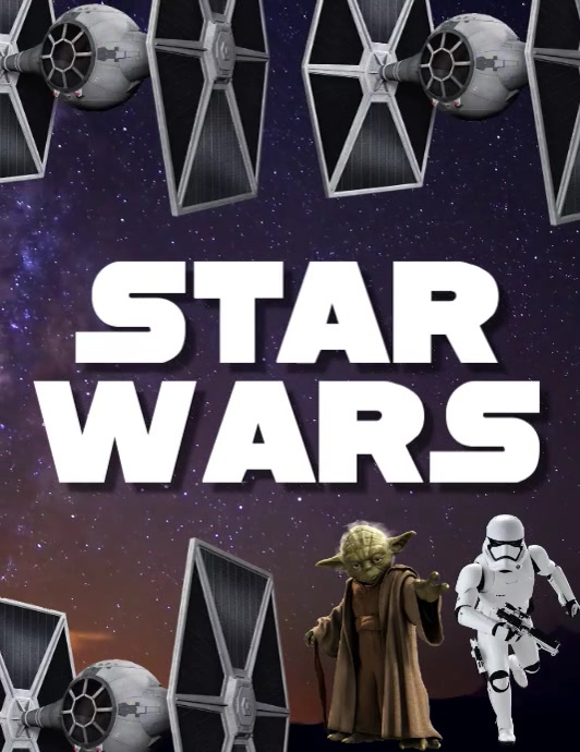 STARWARS FLYER.KC Template | PosterMyWall