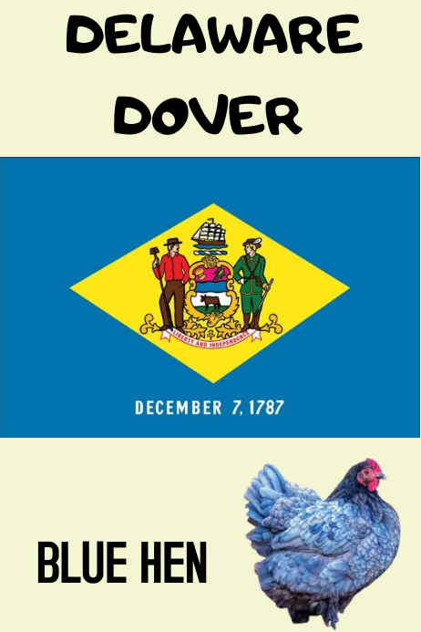 Copy of STATE OF DELAWARE POSTER | PosterMyWall