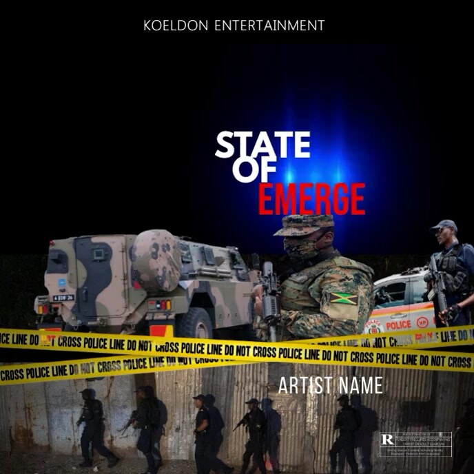 Plantilla de State of Emergency | PosterMyWall