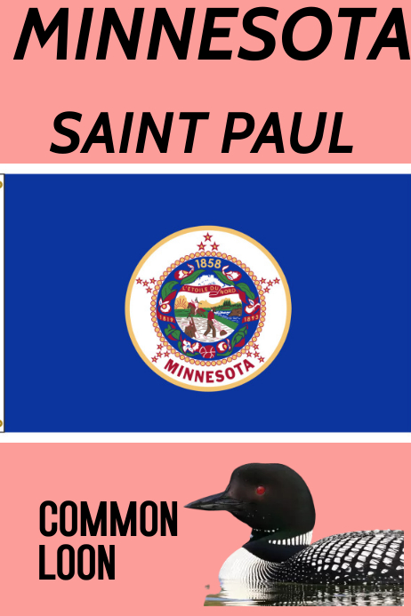 Copy of STATE OF MINNESOTA POSTER | PosterMyWall