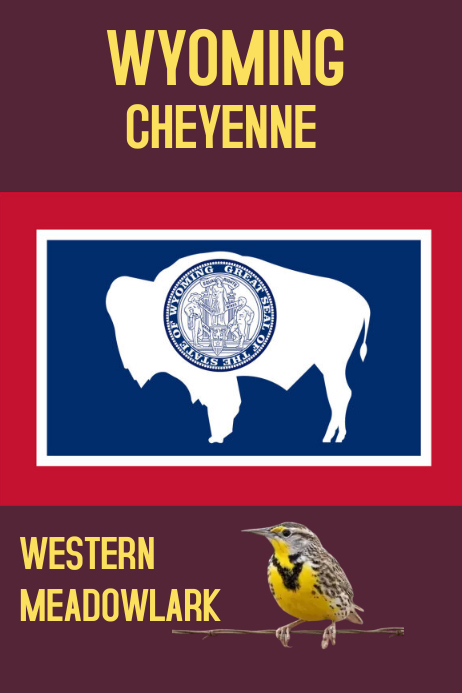 Copy of STATE OF WYOMING POSTER | PosterMyWall