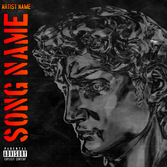 Statue album cover template 2024 | PosterMyWall