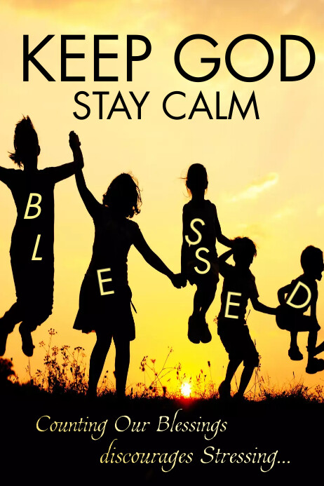 Modèle Stay Calm Poster | PosterMyWall