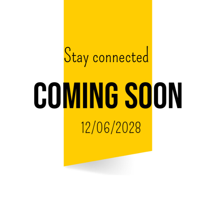 stay connected coming soon Template | PosterMyWall