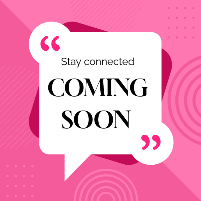Stay connected coming soon Template | PosterMyWall