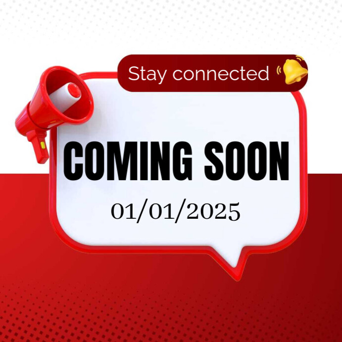 Stay connected coming soon Template | PosterMyWall