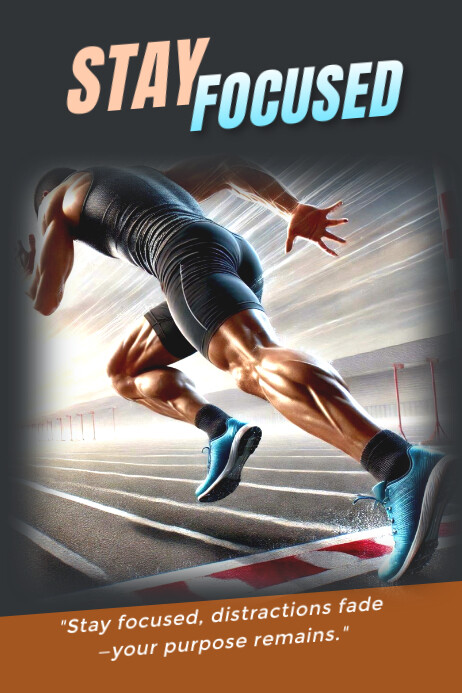 Stay focused Template | PosterMyWall