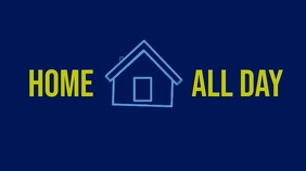 Home All Day zoom meeting background Template | PosterMyWall