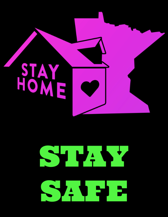STAY HOME Template | PosterMyWall