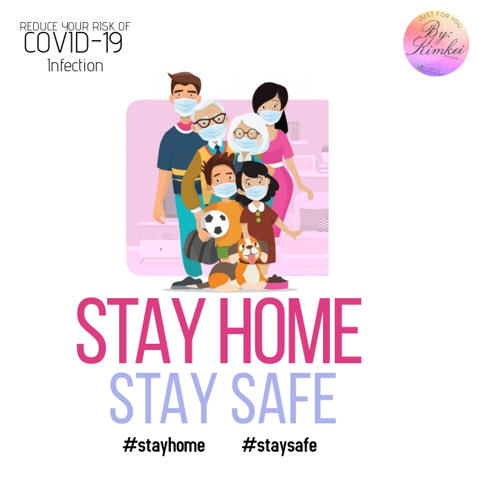 Stay Home Template | PosterMyWall