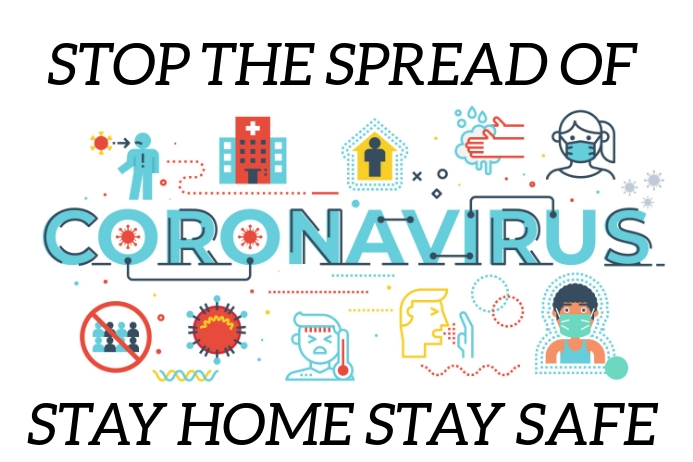 Stay Home Stay Safe Templat | PosterMyWall