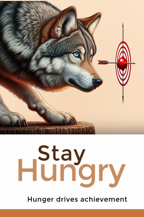 Stay hungry Template | PosterMyWall