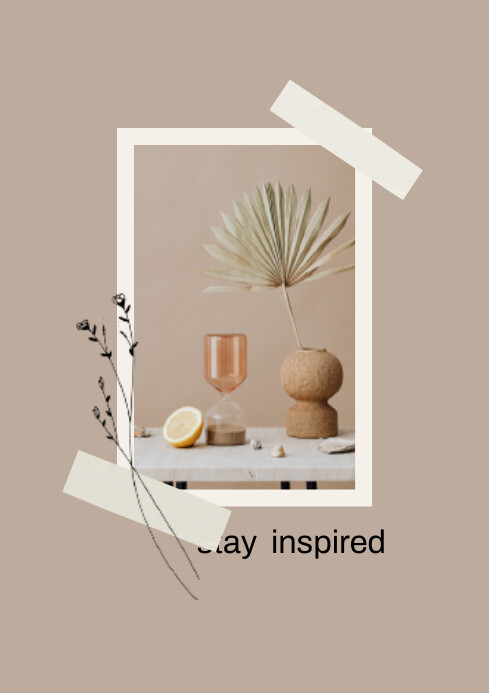 stay inspired Template | PosterMyWall