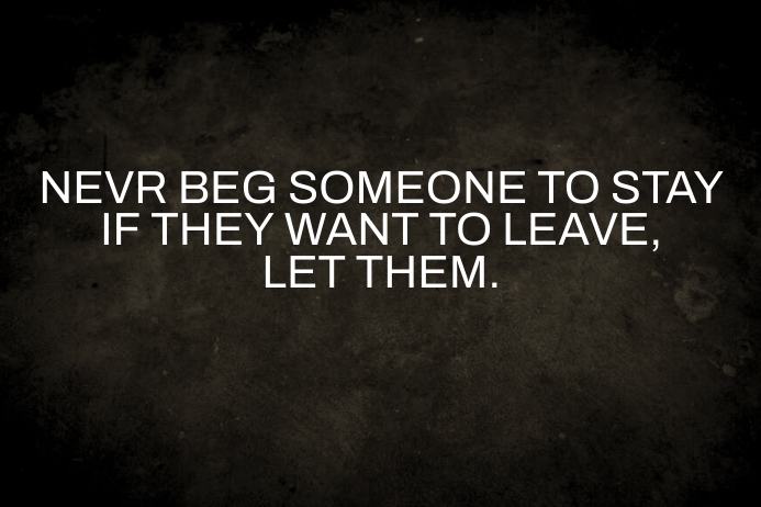 STAY OR LEAVE QUOTE TEMPLATE | PosterMyWall