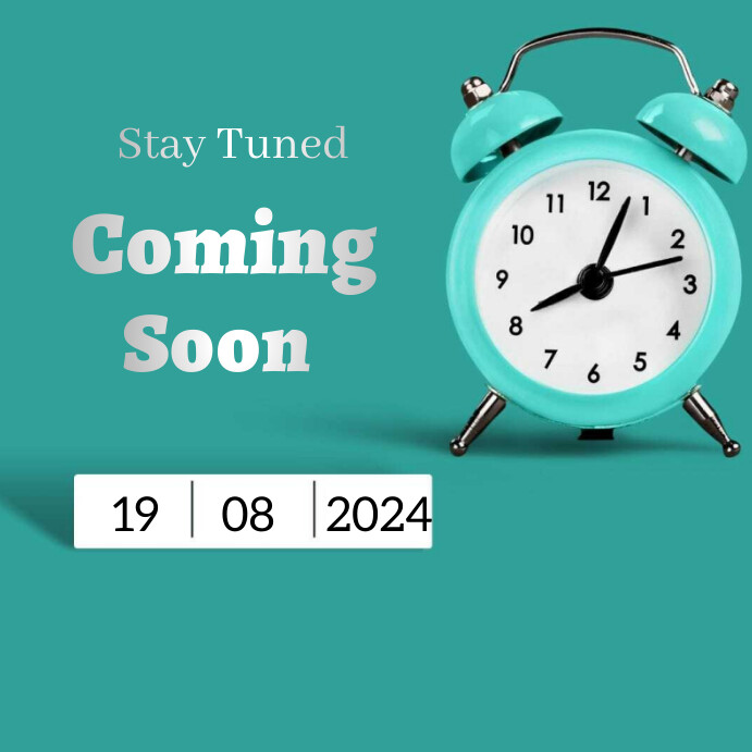 Stay Tuned Coming Soon Celebration Template Postermywall