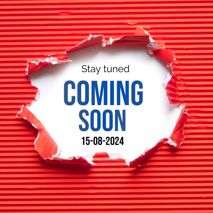 Stay tuned coming Soon Template | PosterMyWall