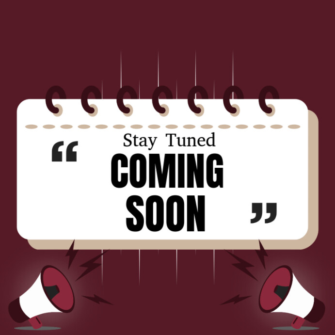 Stay Tuned Coming Soon Template Postermywall