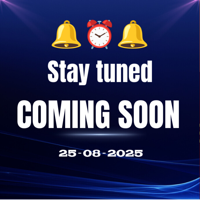 Copy of Stay tuned coming soon | PosterMyWall