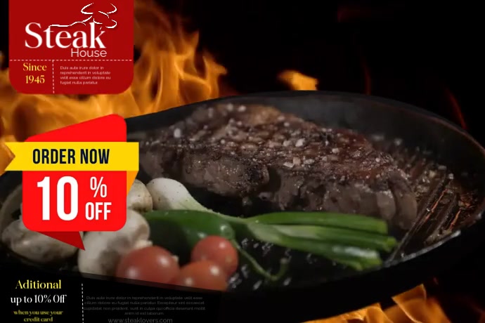 steak (3) Template | PosterMyWall