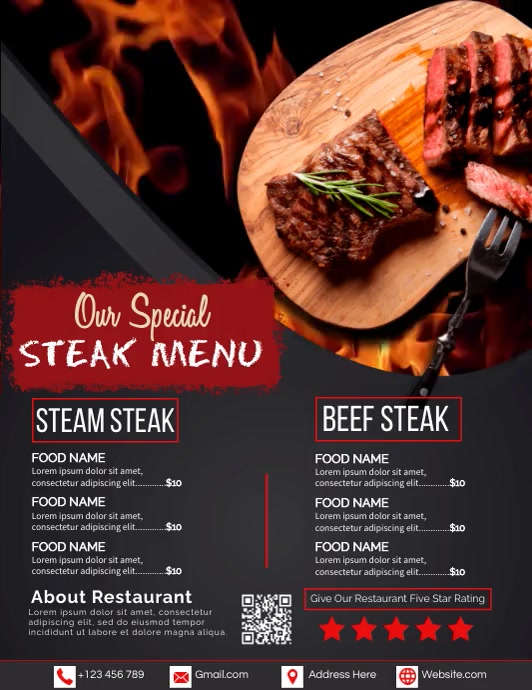 Steak Best Offer Template | PosterMyWall