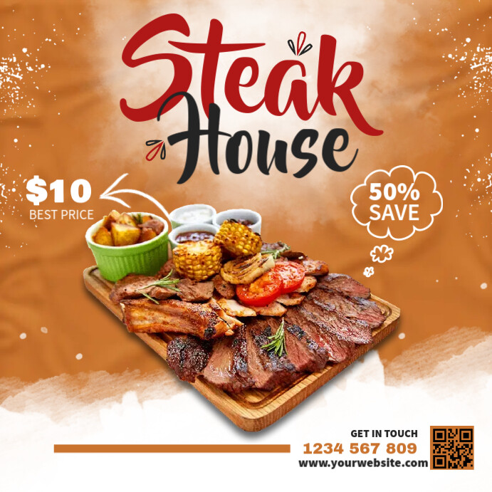 Steak Deals Template | PosterMyWall