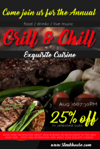 STEAK Template | PosterMyWall