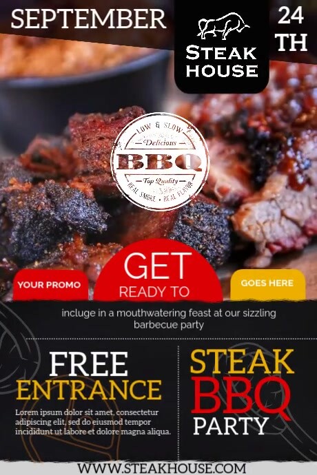 steak Template | PosterMyWall