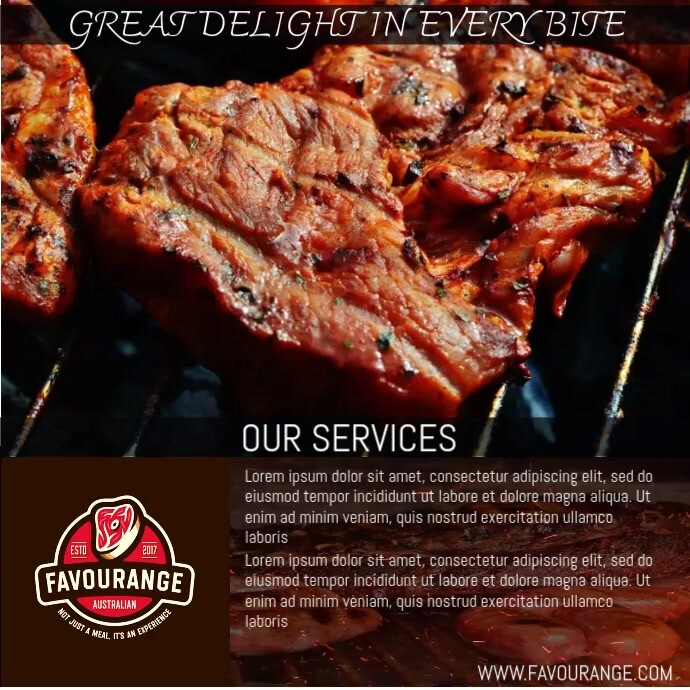 steak Template | PosterMyWall