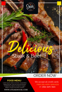 steak Template | PosterMyWall