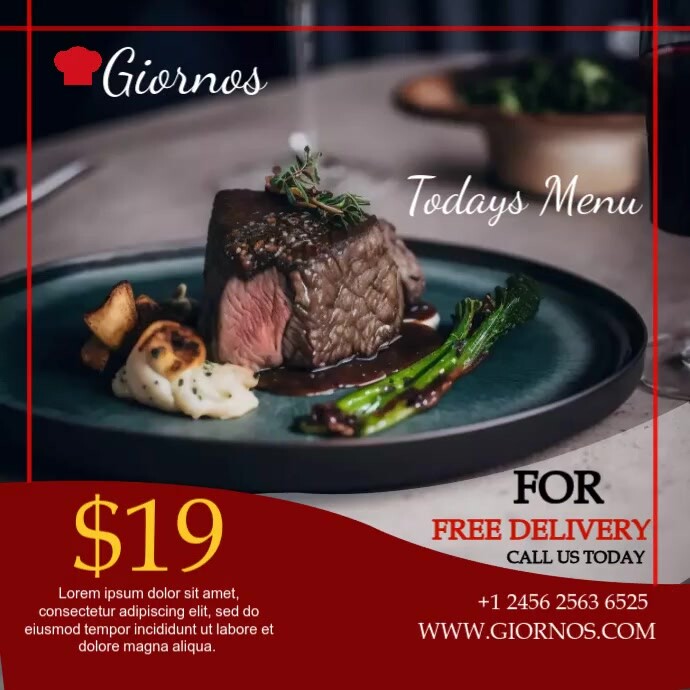 steak Template | PosterMyWall
