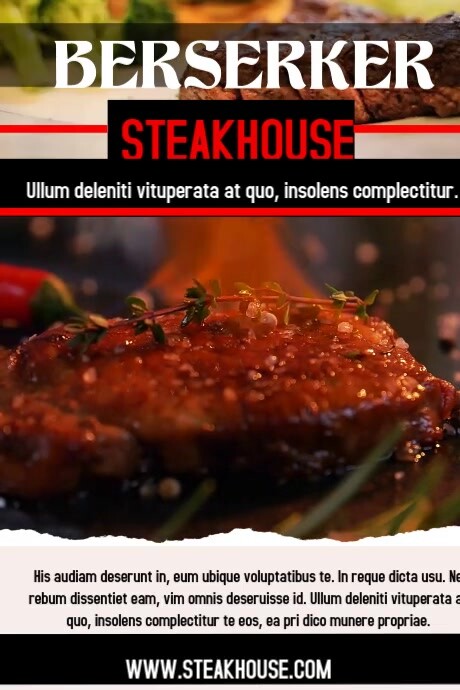 STEAK Template | PosterMyWall