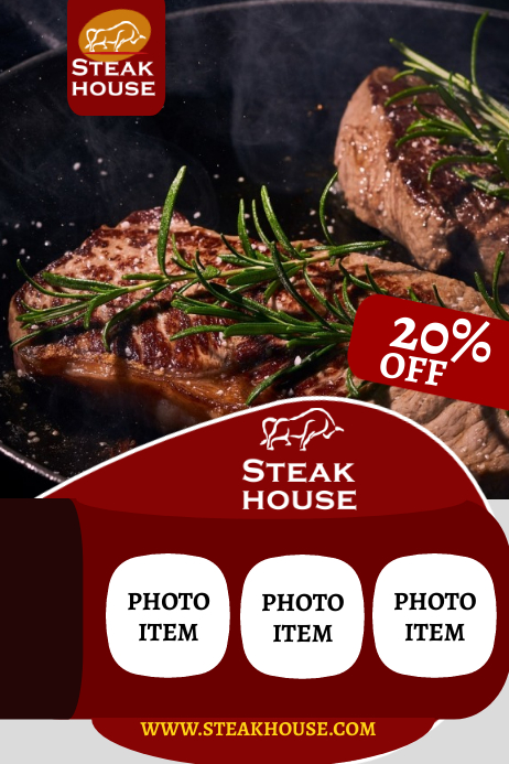 steak house Template | PosterMyWall