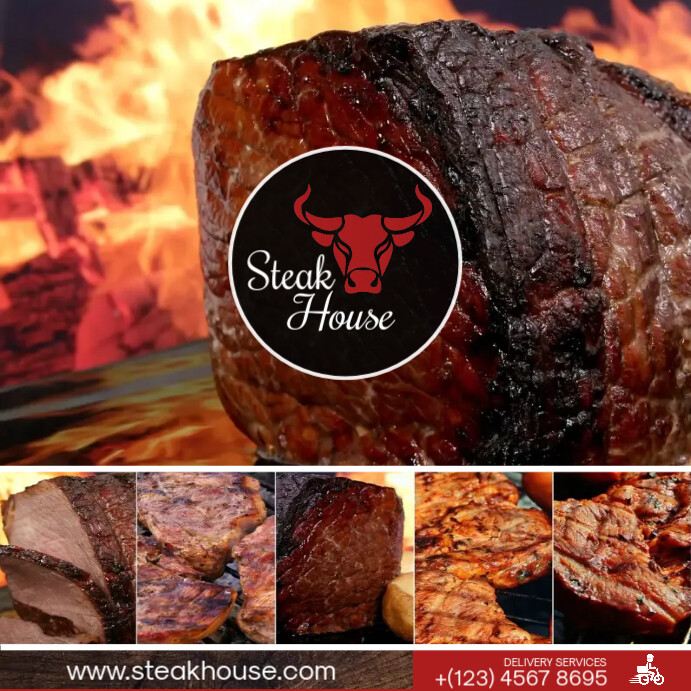 Modèle Steak House | PosterMyWall