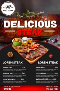 Grilled Steak Video Ads Template | PosterMyWall