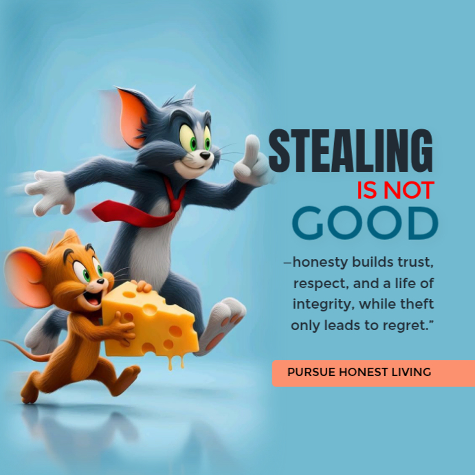 Copy of Stealing | PosterMyWall