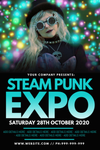 Steam Punk Poster Template | PosterMyWall