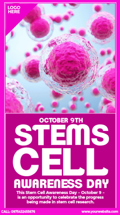 Plantilla de Stem Cell Awareness Day | PosterMyWall