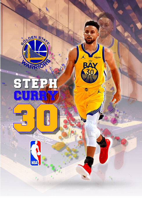 Steph Curry Warriors Template | PosterMyWall