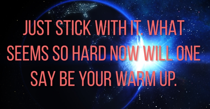 STICK AND WARM UP QUOTE TEMPLATE | PosterMyWall